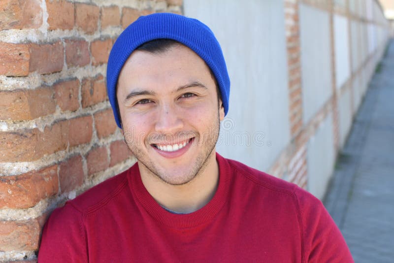 Fresh Young Male Smiling Isolated Stock Photo - Image of happy ...