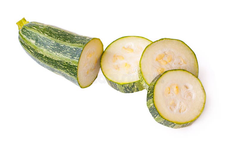 Fresh zucchini isolated stock photo. Image of ripe, garden - 142843786