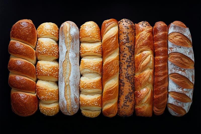 Freshly Baked Artisanal Bread Selection Crafted with Love and Care ...
