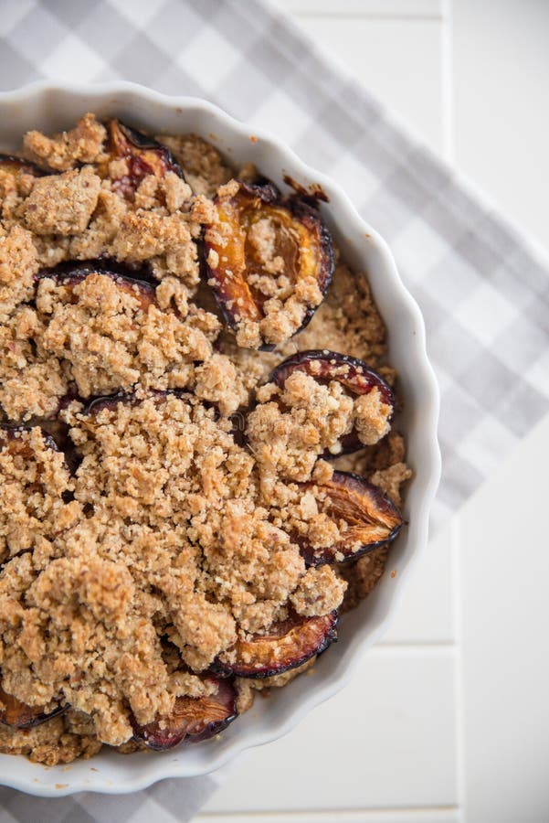 Freshly Baked Crumble Cake stock image. Image of freshly - 44909249