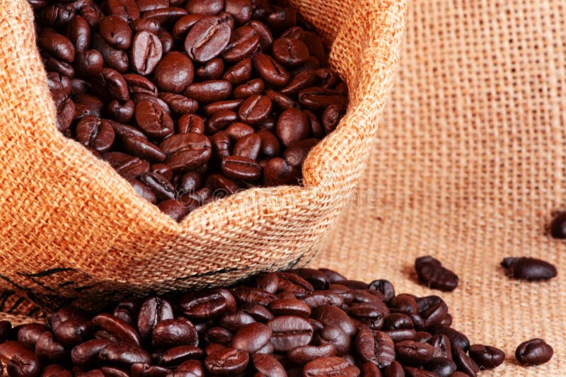 Freshly Baked Dried Coffee Beans on Background Stock Image - Image of ...