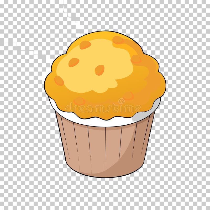 Freshly Baked Egg Muffin Isolated on Transparent Background Stock ...