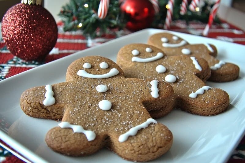 Freshly Baked Ginger Cookies Presented in a Snug and Inviting Setting ...