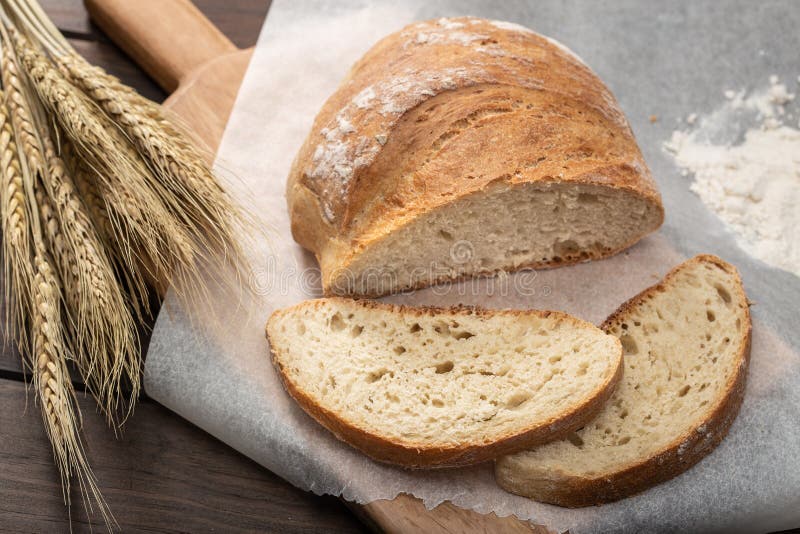 Freshly baked old bread stock photo. Image of healthy - 150414838