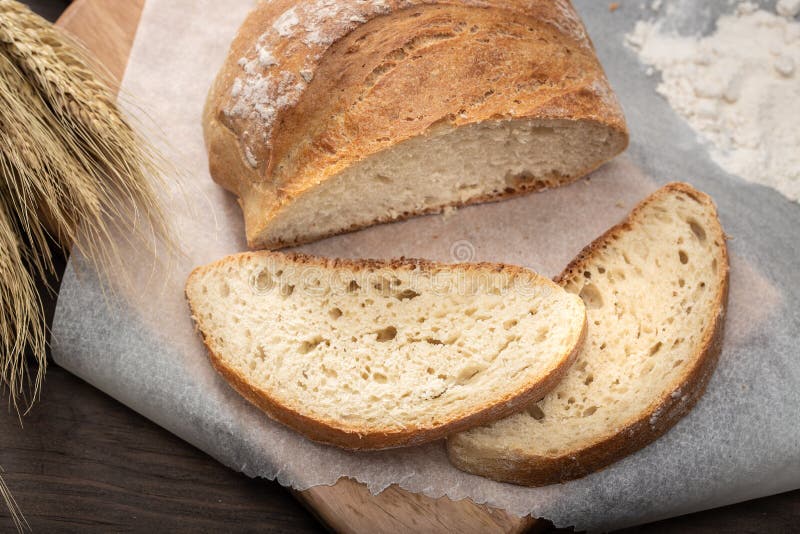 Freshly baked old bread stock photo. Image of meal, cereal - 150532020