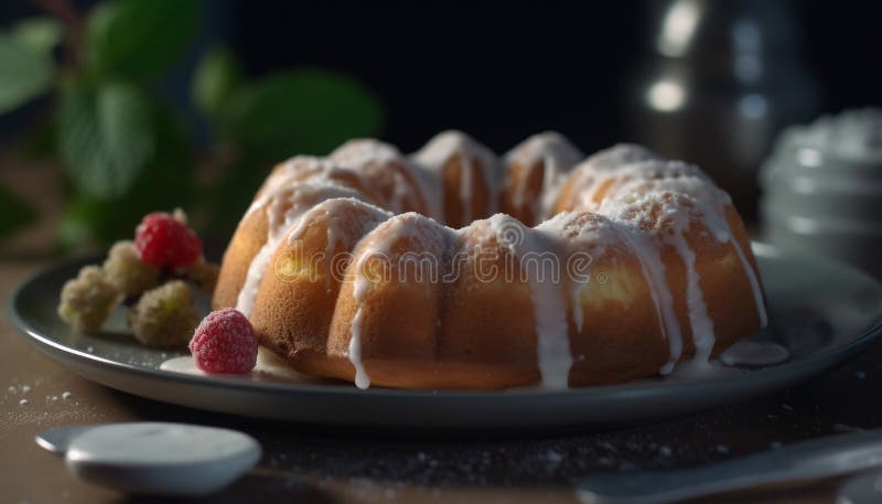 Freshly Baked Raspberry Cheesecake, a Sweet Indulgence Generated by AI ... Freshly Baked Raspberry Cheesecake, a Sweet Indulgence Generated by AI ...