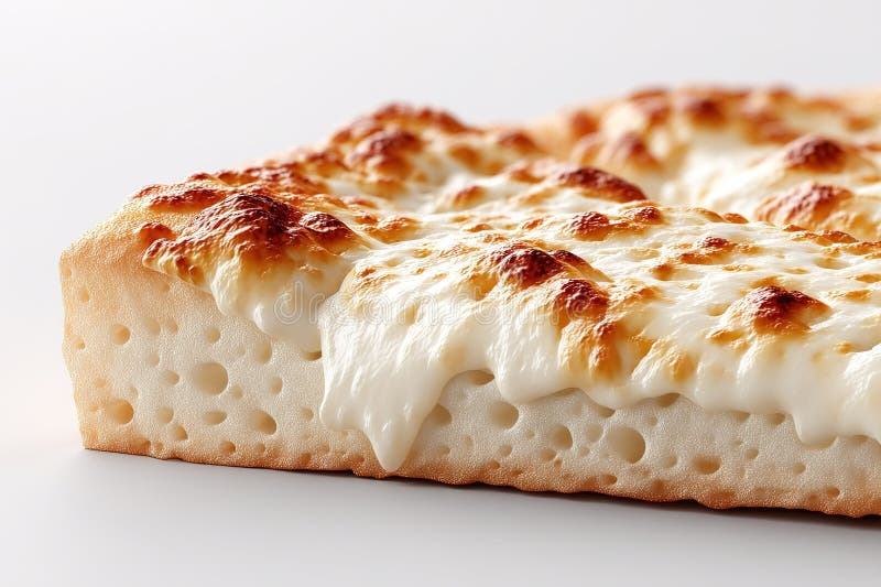 Deliciously Melted Cheese on Freshly Baked Rectangular Bread ...