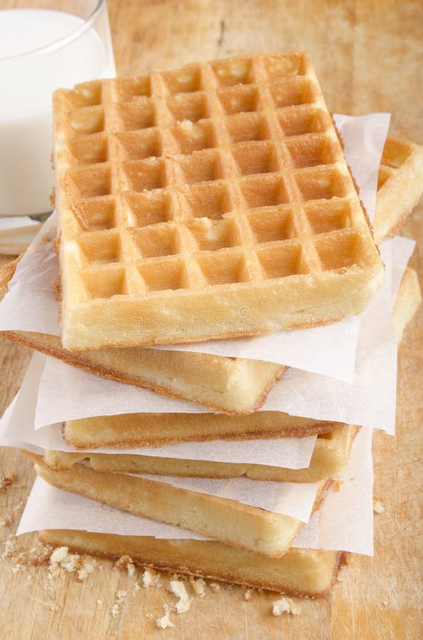 Freshly baked waffles stock image. Image of waffle, food - 33163135