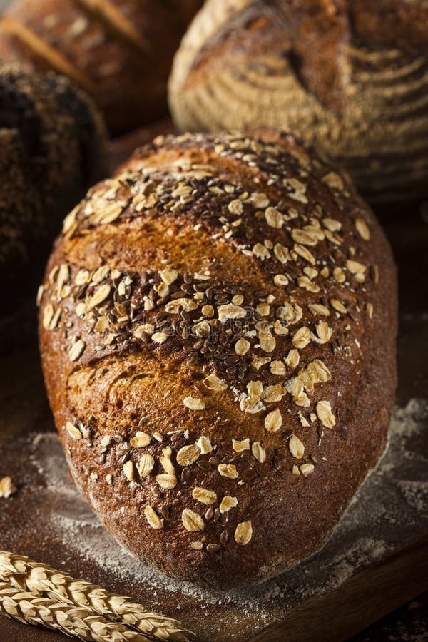 Freshly Baked Whole Wheat Bread Stock Image - Image of delicious, bake ...