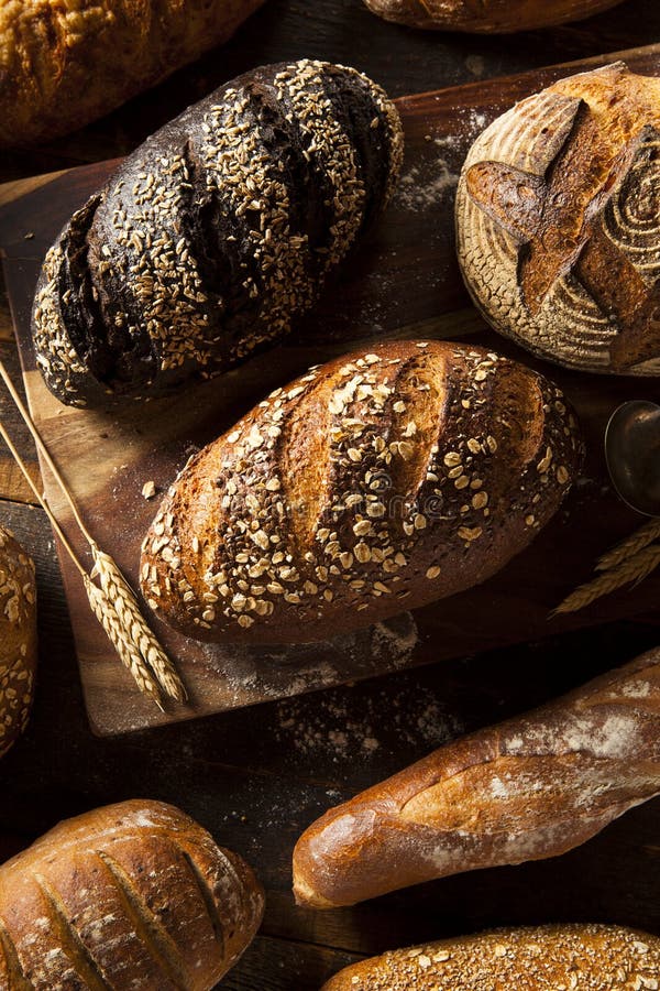 Freshly Baked Whole Wheat Bread Stock Image - Image of food, natural ...