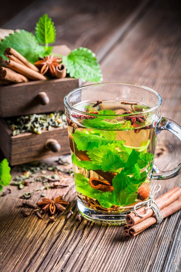 Freshly Brewed Hot Green Tea Stock Photo - Image of glass, glazed: 45143108