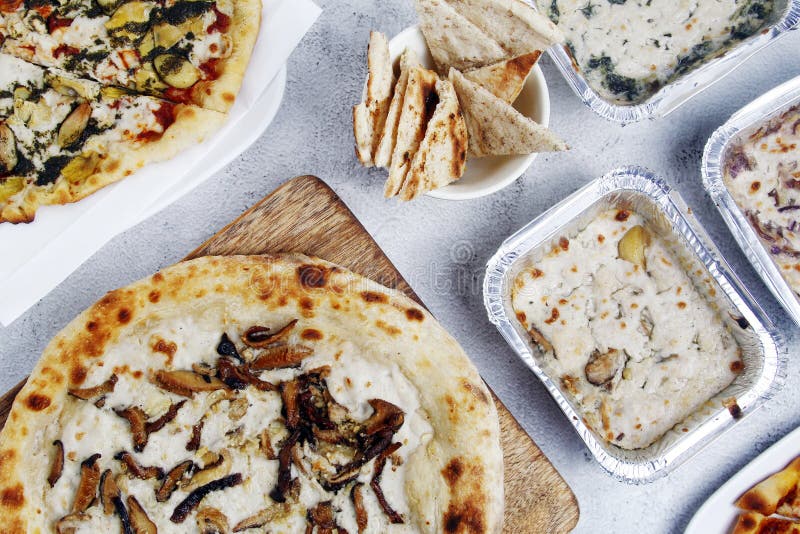 Freshly Cooked Assorted Dishes Stock Image - Image of pasta, breakfast ...