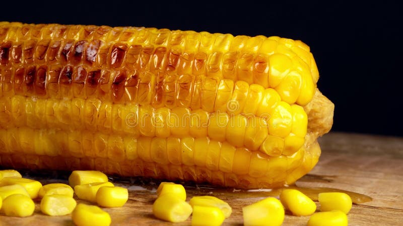 Pot of Cooked Corn Ready for Sale at a Traditional Fair Stock Footage ...