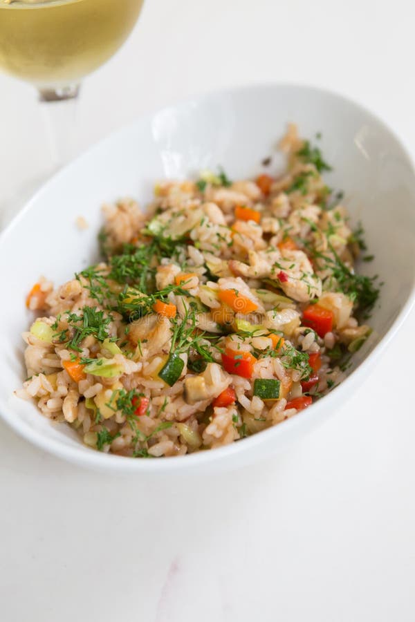 Freshly cooked fried rice stock photo. Image of healthy - 203179076