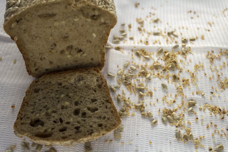 Freshly Cooked Home Made Bread Stock Image - Image of board, diet ...