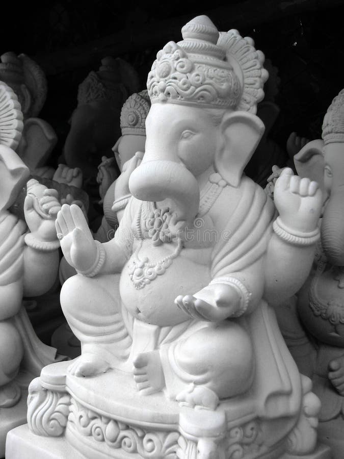 Freshly Crafted Idols stock image. Image of elephant, ganesh - 8433771