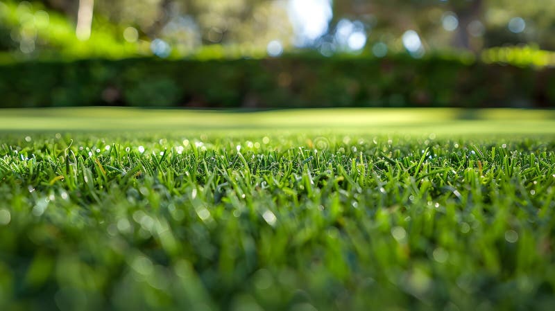 Freshly Cut Grass: Clean and Crisp Texture Up Close AI Image Stock ...