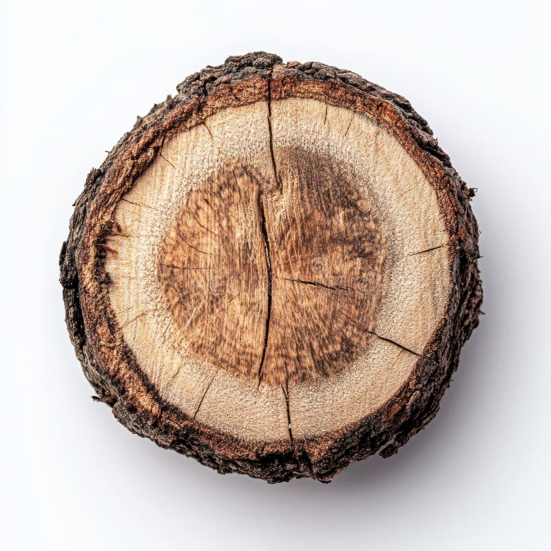 A Freshly Cut Piece of Wood, Split in Half, Showcasing the Natural ...