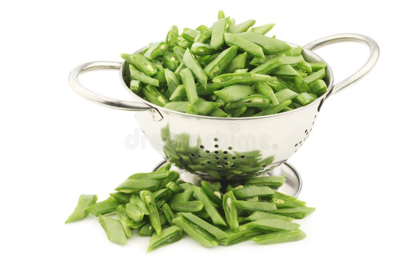 Freshly Cut String Beans Ready for Cooking Stock Image - Image of ...