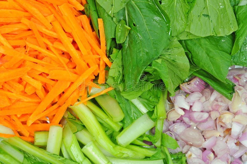 Freshly Cut Vegetables stock image. Image of vegetable - 25515755