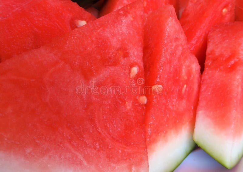 Fresh Cut Watermelon in Summer Stock Photo - Image of abstract, natural ...