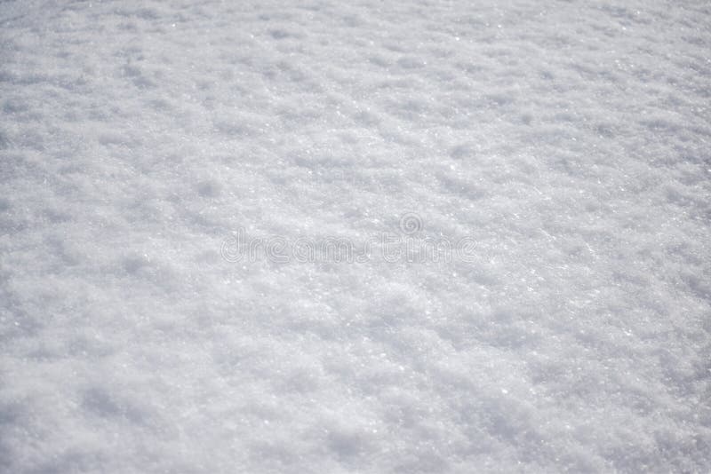 Freshly Fallen Soft Snow Surface Background Texture Stock Image - Image ...