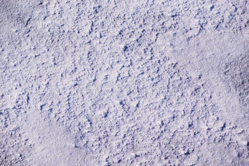 Freshly Fallen White Snow. Shooting from Above Stock Image - Image of ...
