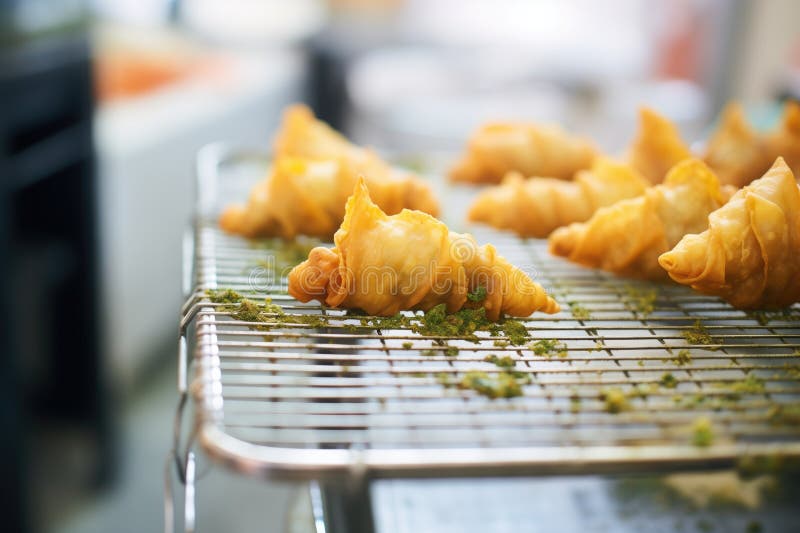 Fried Samosas stock image. Image of closeup, chillies - 108572405