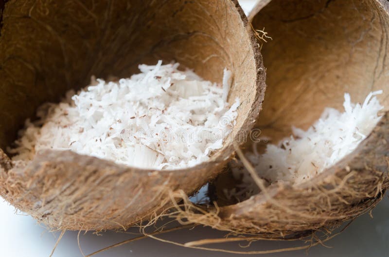 Freshly grated coconut stock image. Image of natural - 70598687