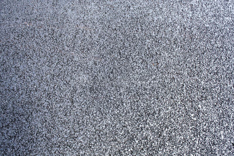 Freshly Laid Asphalt on a New Road Stock Image - Image of pattern ...
