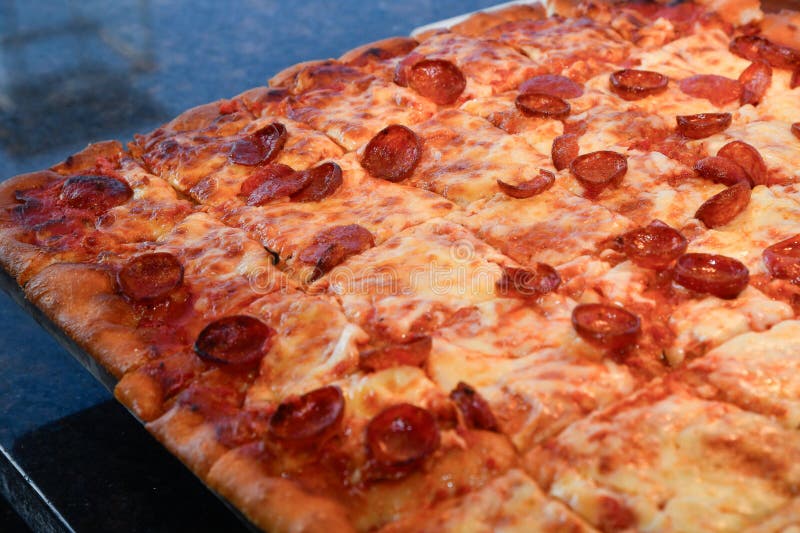 Freshly Made Homemade Pepperoni Pizza . Stock Image - Image of cuisine ...