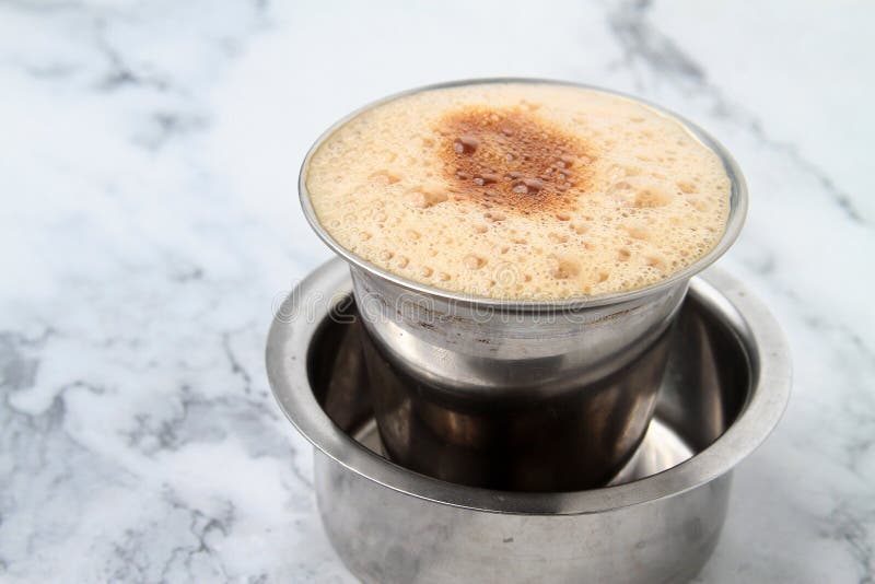 Freshly Made Indian Filtered Coffee Stock Image - Image of meal, health ...