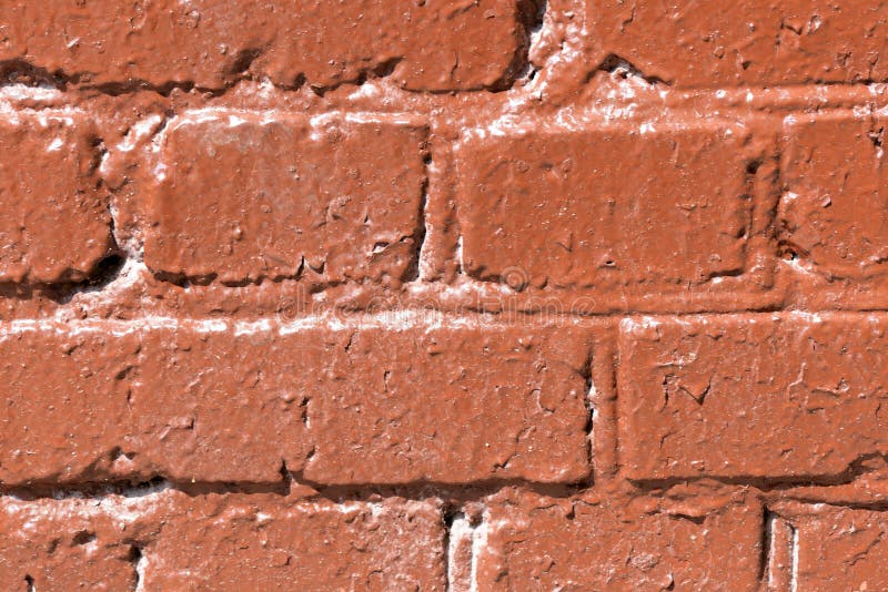 Freshly Painted Brick Wall Texture. Abstract Background Stock Photo ...