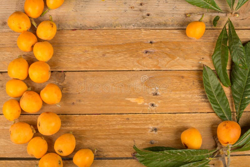 Freshly Picked Loquats Background Stock Photo - Image of healthy, bread ...