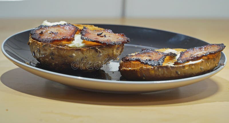 Freshly Prepared Toasted Bun Stock Image - Image of dusted, bread: 65600105