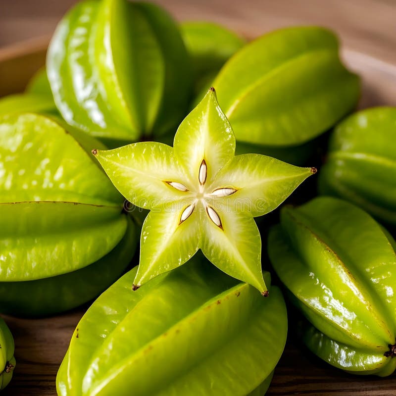 Star Fruit Slices stock photo. Image of ingredient, nature - 365452424