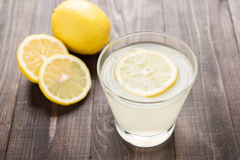 Freshly Squeezed Lemon Juice in Glass. Stock Image - Image of squeezed ...