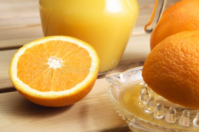 Freshly Squeezed Orange Juice Stock Image - Image of squeezer, summer ...