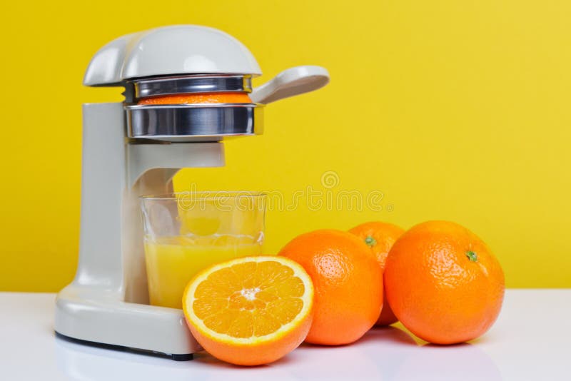 Freshly Squeezed Orange Juice Stock Photo - Image of orange, drink ...