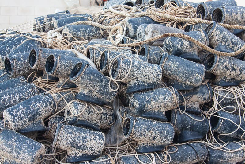 Freshly Used Wet Fishing Net Stock Image - Image of rope, detail: 32092121