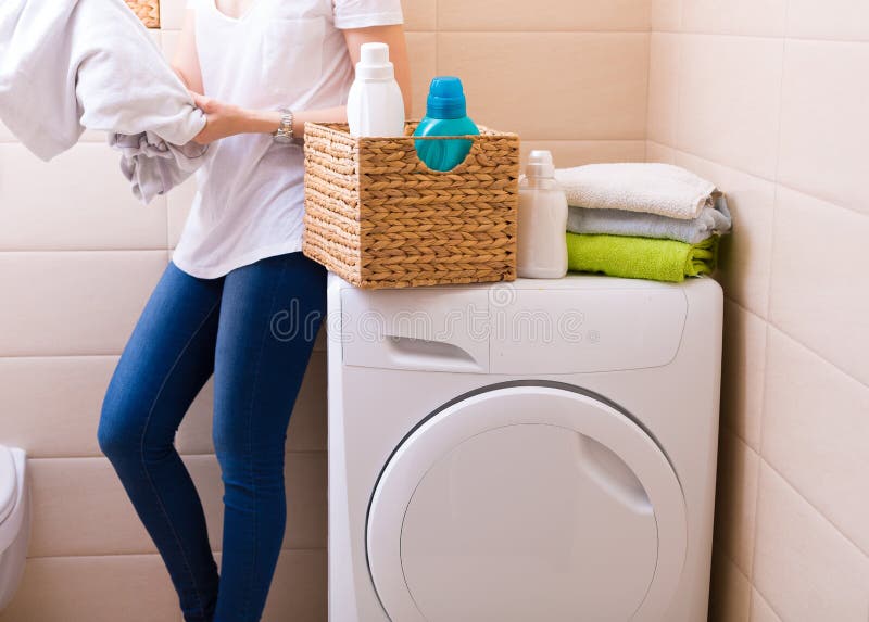 Freshly washed laundry stock image. Image of clean, hygiene - 93779863