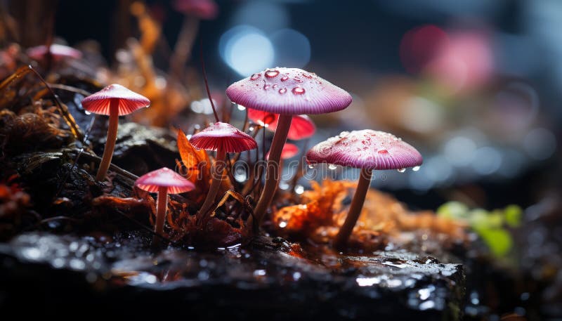 Freshness and Beauty in Nature Close Up of a Poisonous Toadstool ...