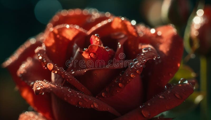 Freshness and Beauty in Nature Single Flower Generated by AI Stock ...