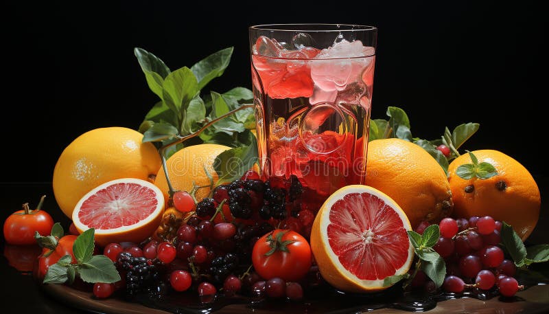 Freshness of Citrus Fruit, Healthy Eating, Nature Summer Refreshment ...