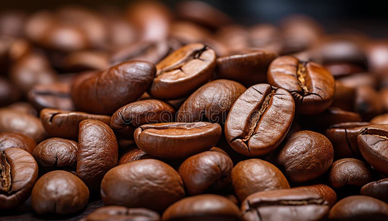 Freshness in a Cup, Gourmet Coffee Beans Awaken Senses Generated by AI ...