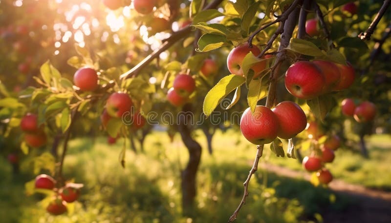 Freshness and Growth in Nature Organic Green Color Generated by AI ...