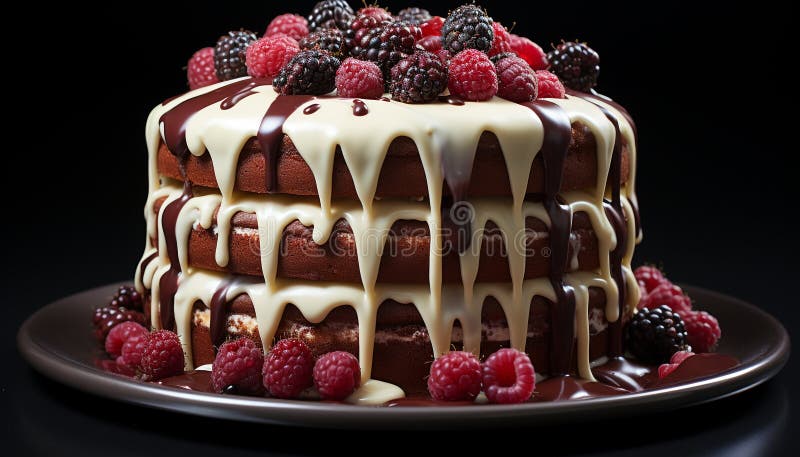 Freshness and Indulgence in a Homemade Chocolate Raspberry Cheesecake ...