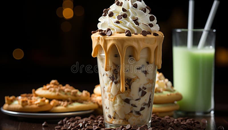 Freshness and Indulgence on a Table of Gourmet Sweet Food Generated by ...