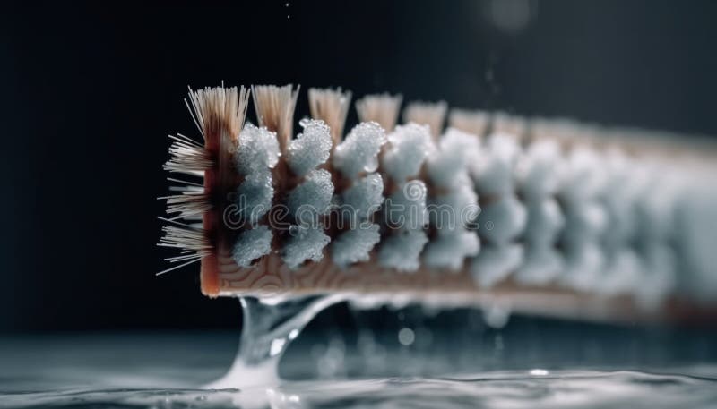 Freshness in Motion a Sharp, Clean Drop Splashing on Metal Generated by ...