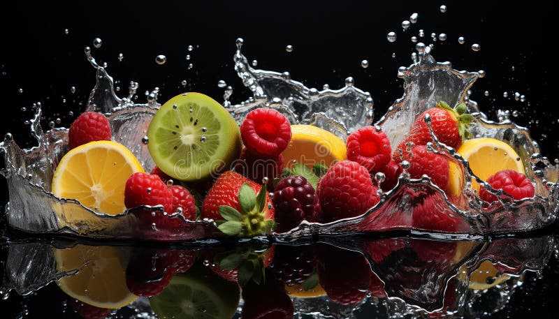Freshness of Nature Bounty Wet Strawberry, Raspberry, and Citrus Fruit ...